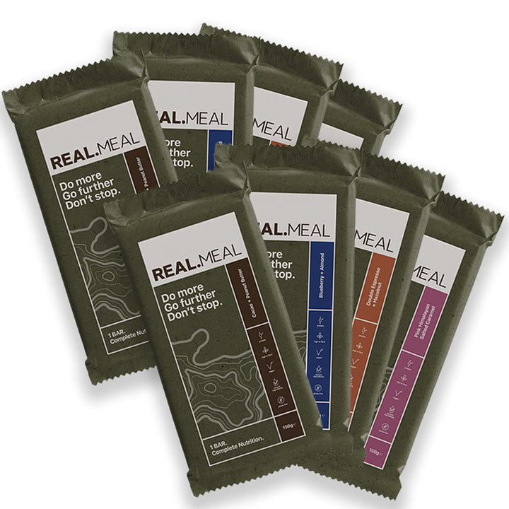 Subscription Box : 8 Bars 2 Flavors Each – Real Meal